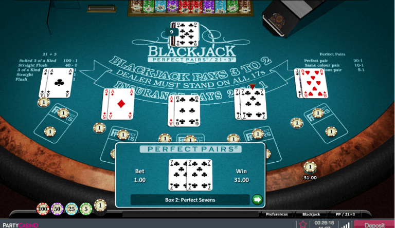 Side Bets In Blackjack - Types Of Set Bets In Blackjack